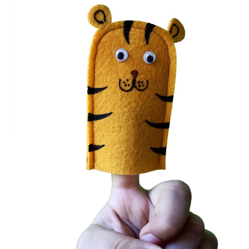 Wild Animals Finger Puppets | Set of 10 Finger Puppets | Storytelling ...